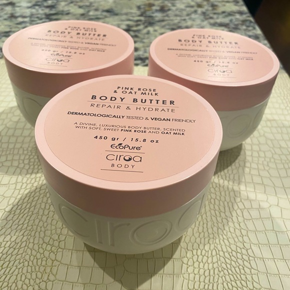 Ciroa | Bath & Body | Ciroa Body Pink Rose Oat Milk Body Butter Repair ...